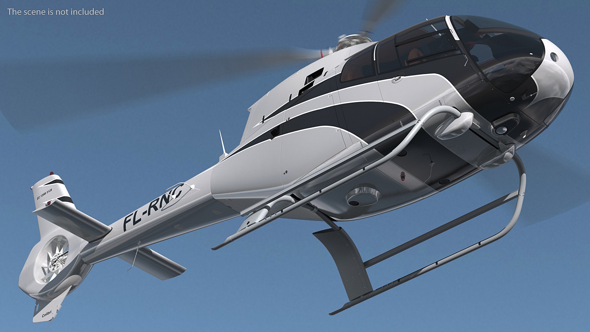 3D airbus h120 lightweight helicopter model - TurboSquid 1651780