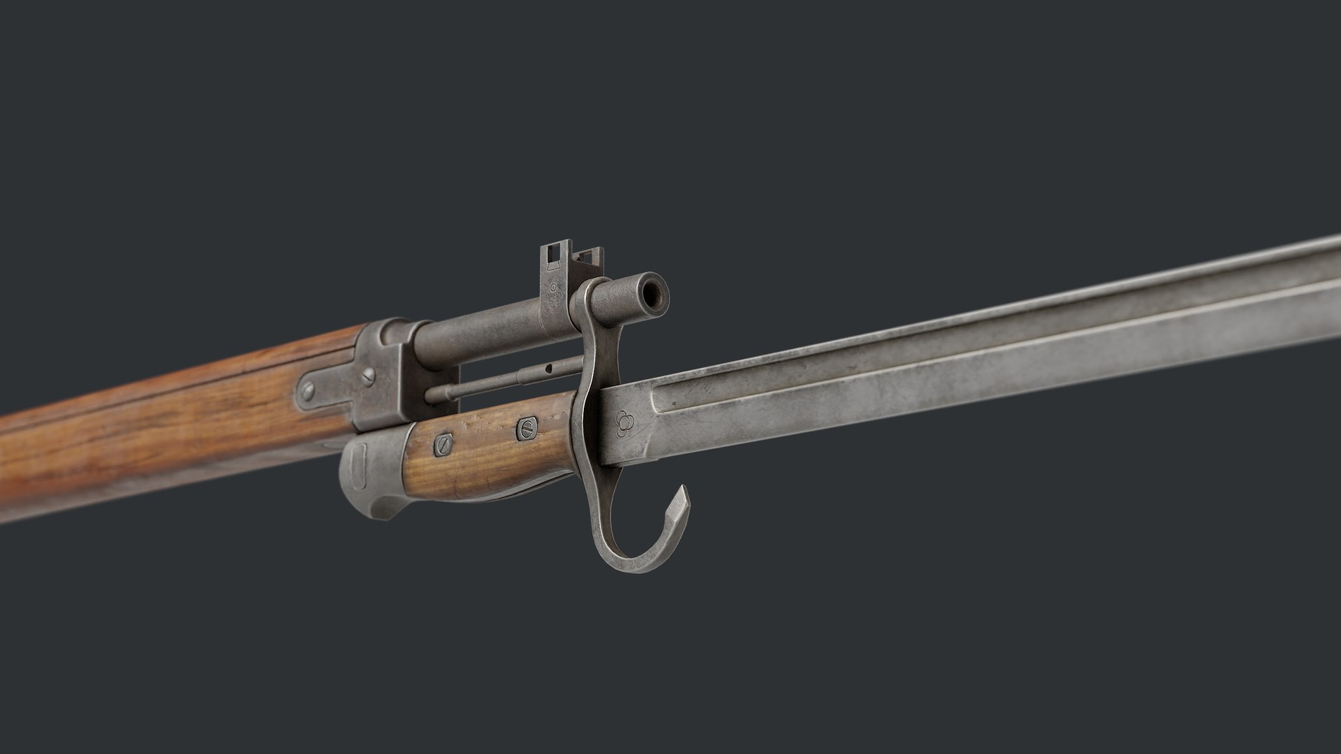 Arisaka Type99 Bolt-action Rifle Model - TurboSquid 2423525