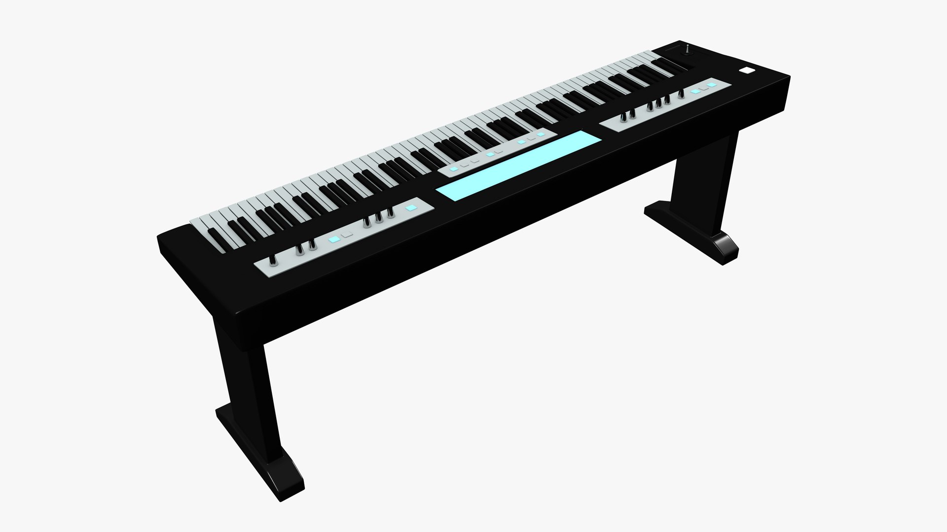 Electric Piano Keyboard 3D - TurboSquid 2016857