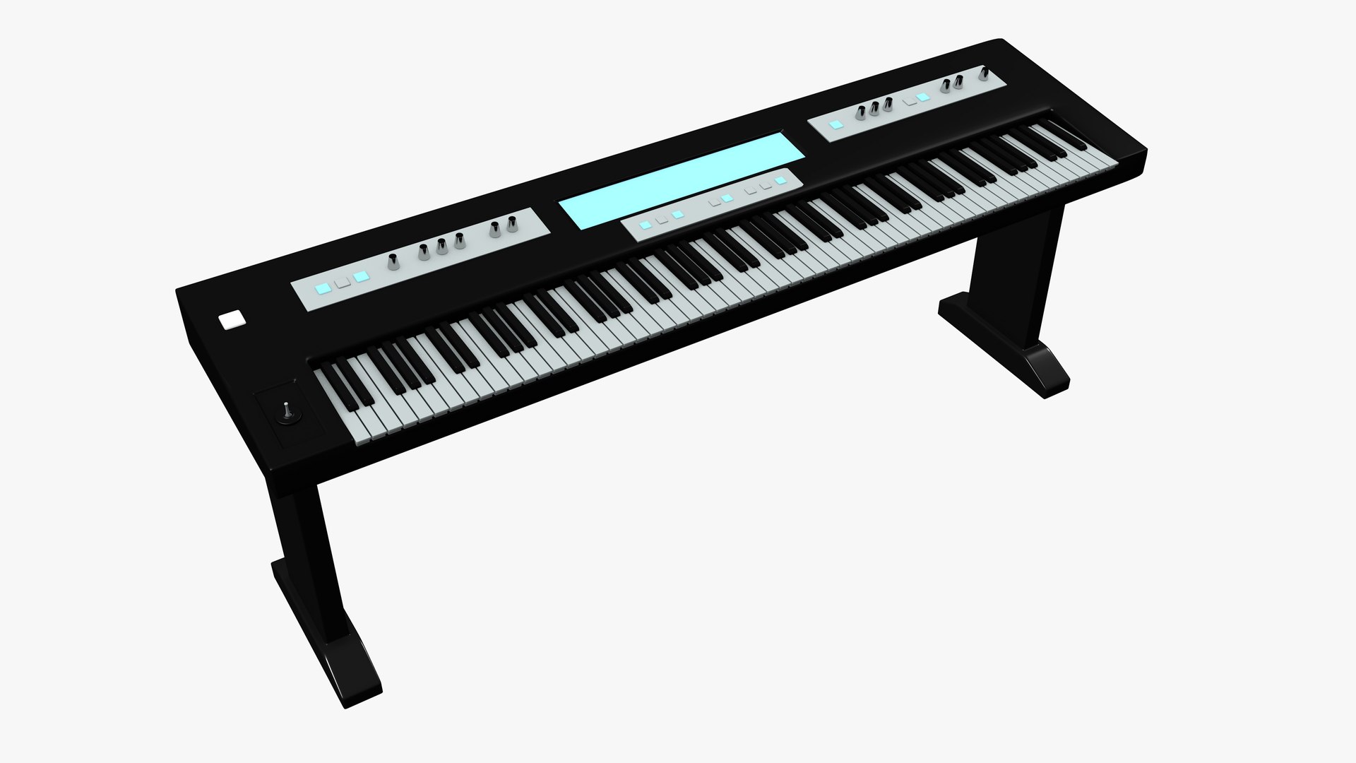 Electric Piano Keyboard 3D - TurboSquid 2016857
