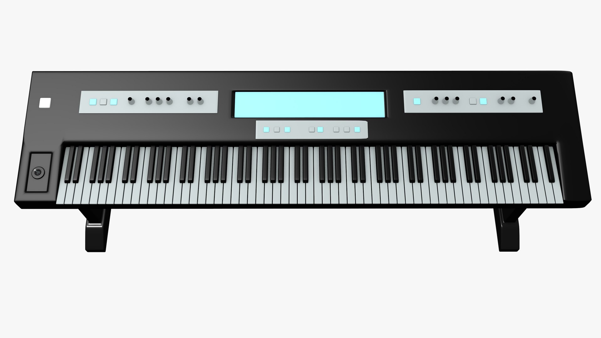 Electric Piano Keyboard 3D - TurboSquid 2016857