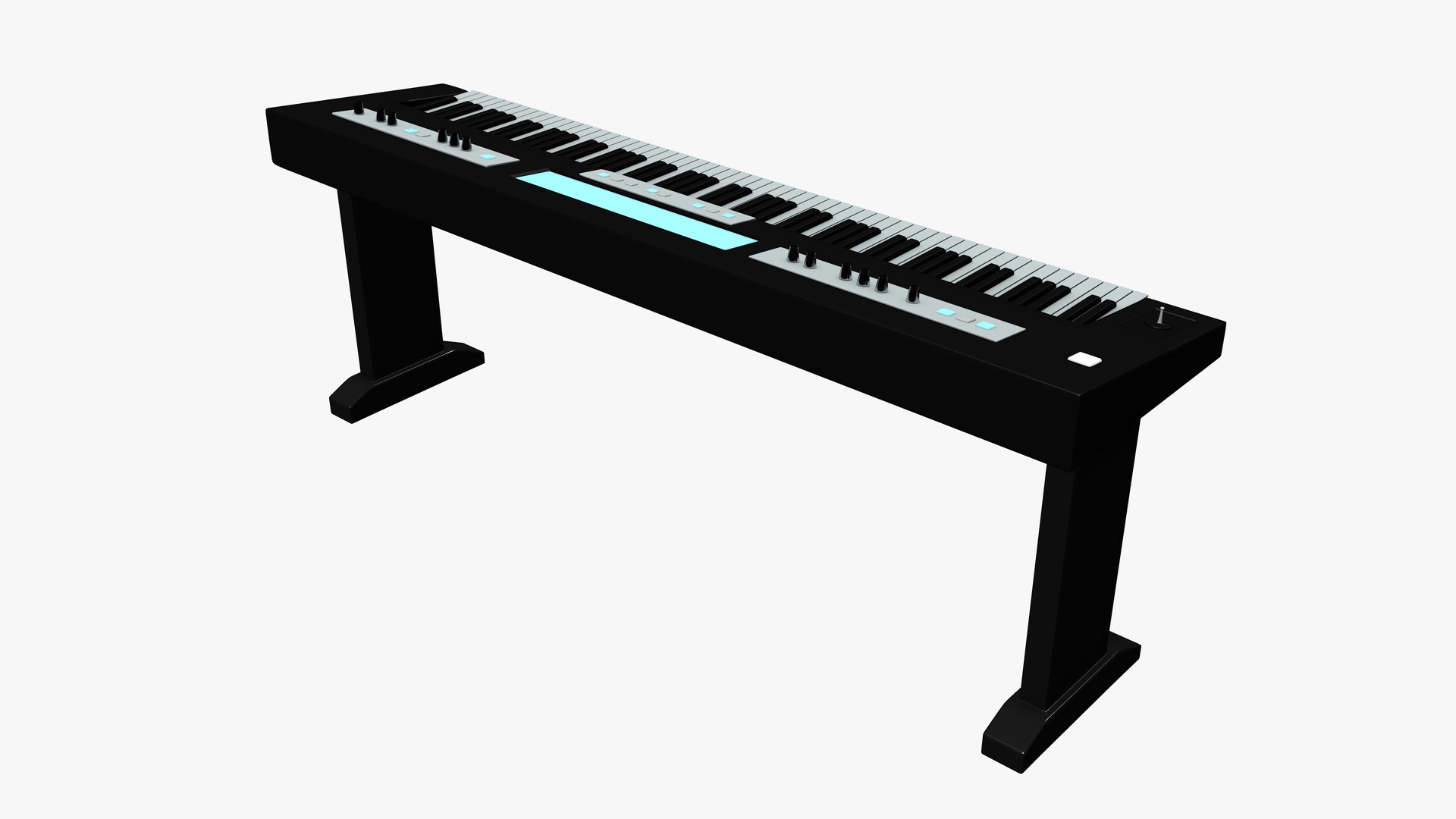 Electric Piano Keyboard 3D - TurboSquid 2016857