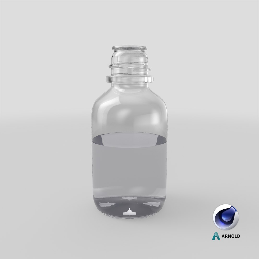Laboratory bottle small isopropanol 3D - TurboSquid 1713535