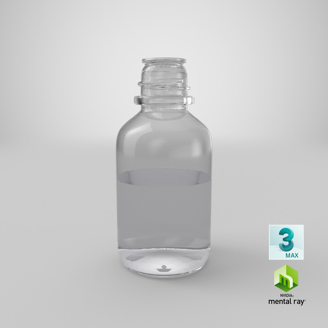 Laboratory bottle small isopropanol 3D - TurboSquid 1713535