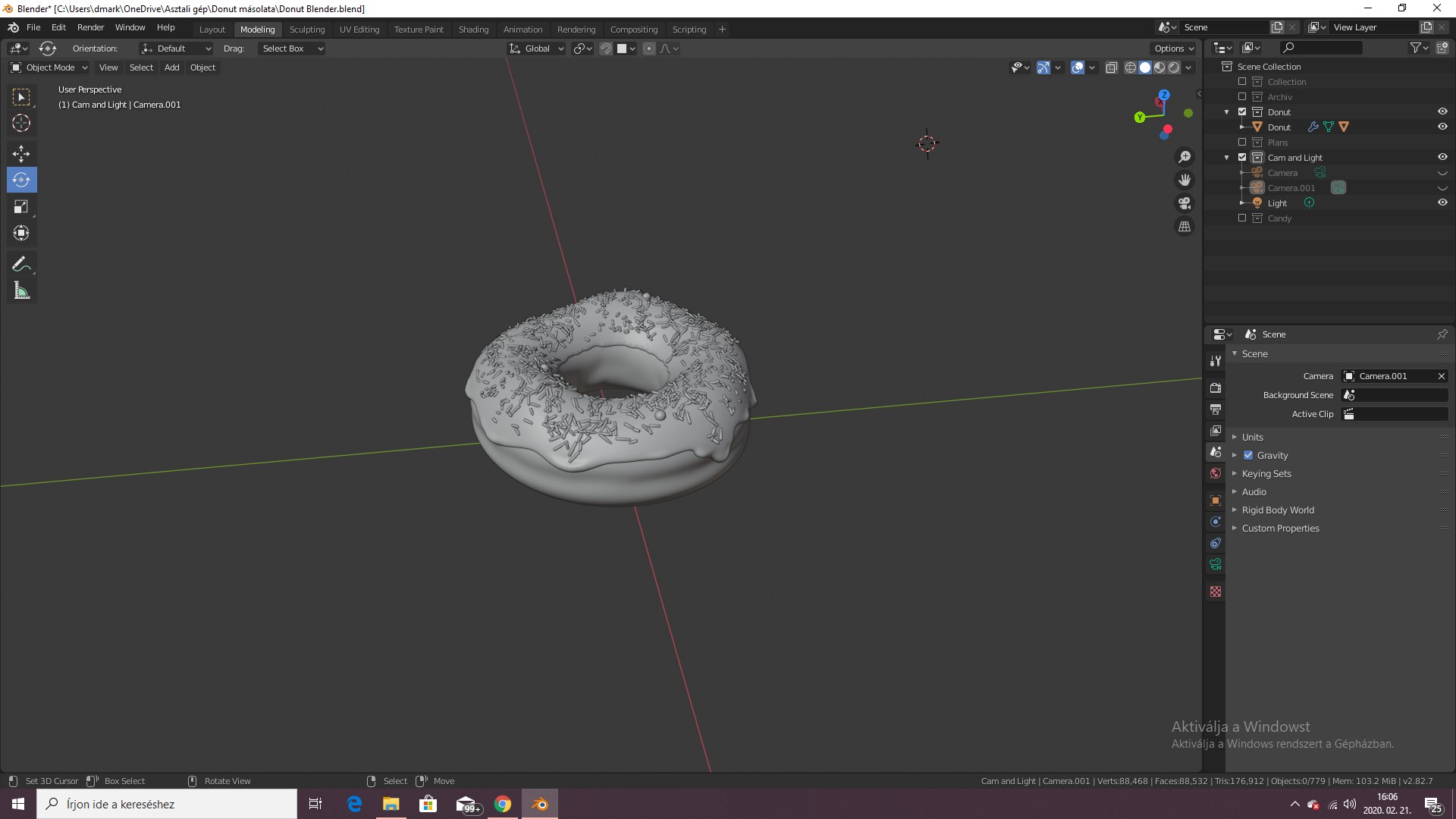 Realistic donut 3D model - TurboSquid 1517820