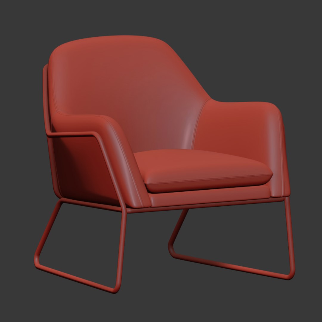 Frame Armchair 3D Model - TurboSquid 1538133