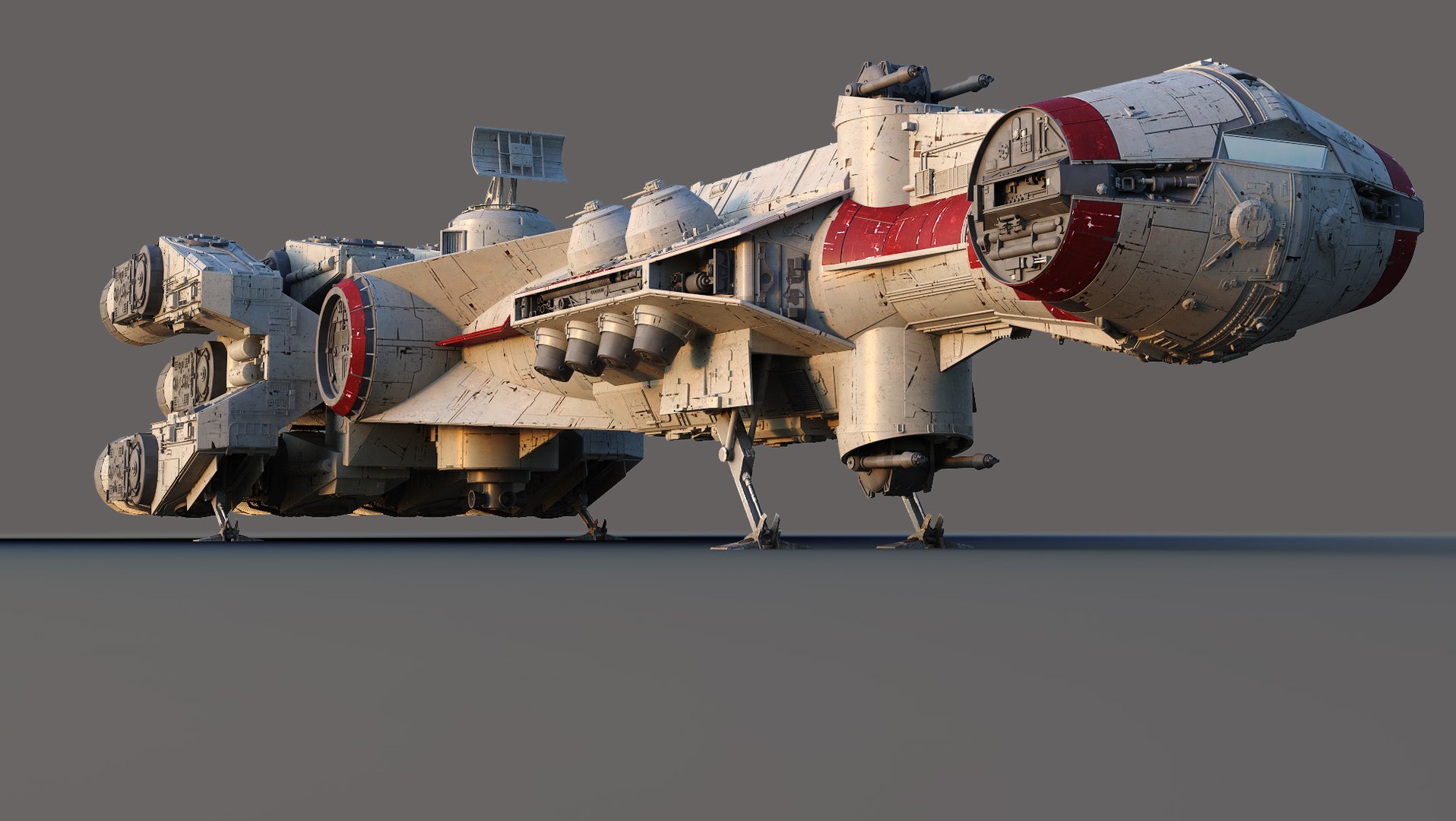 Tantive IV – Blockadeläufer 3D-Modell - TurboSquid 2126860