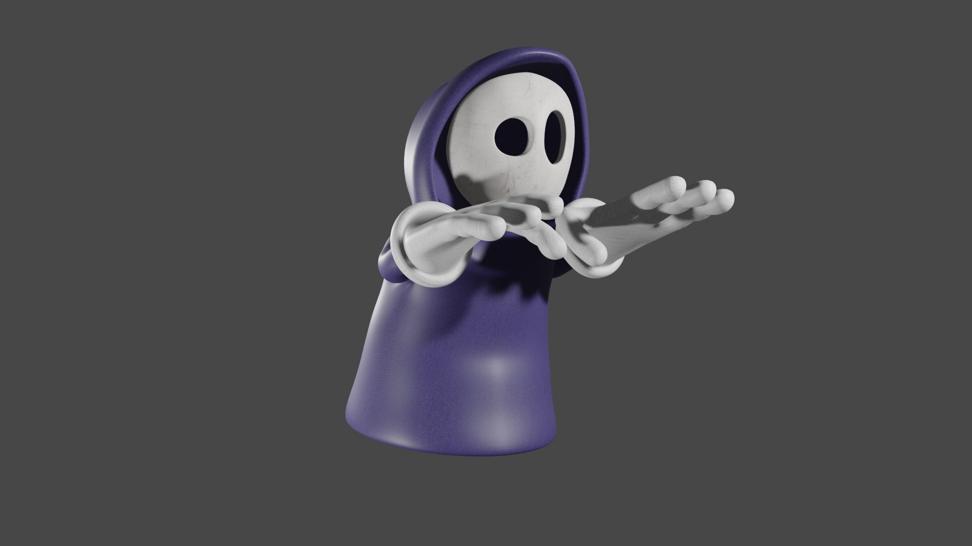 Cute Ghost model - TurboSquid 2162996