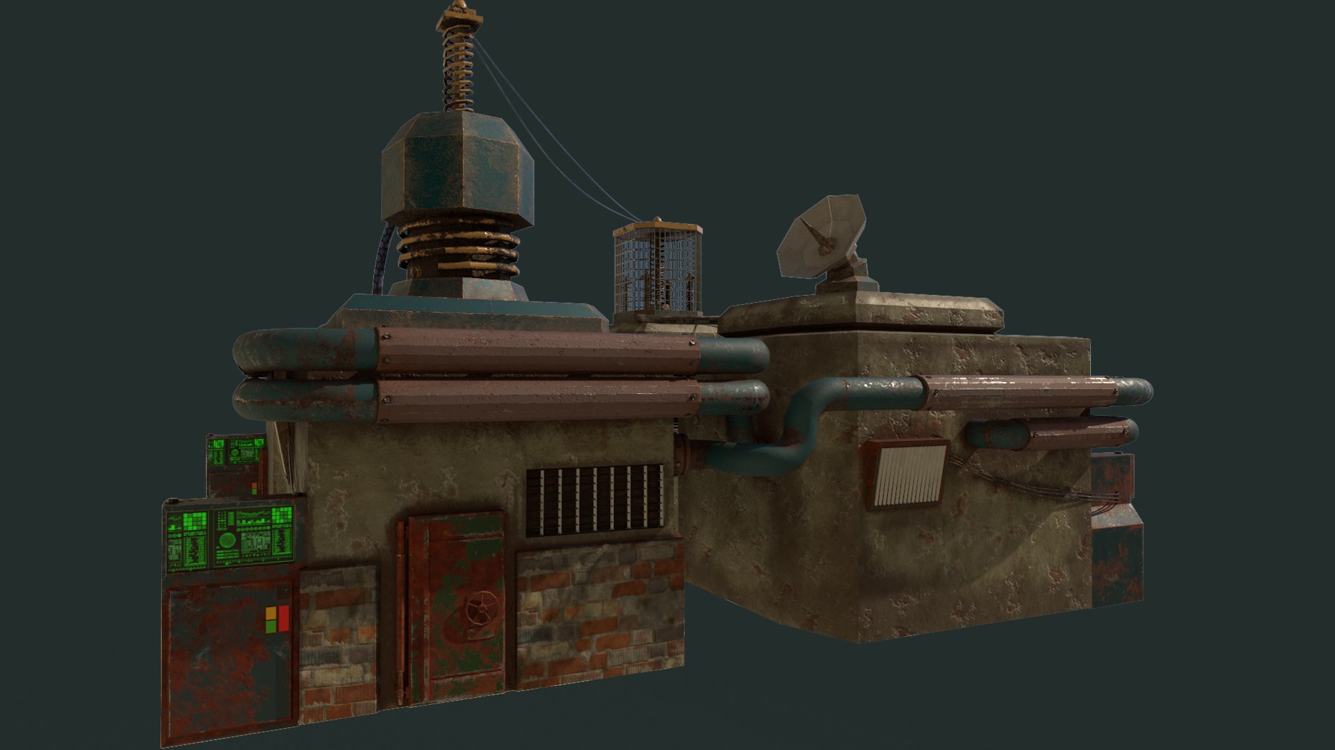 3D Military Factory Theme - TurboSquid 1758344