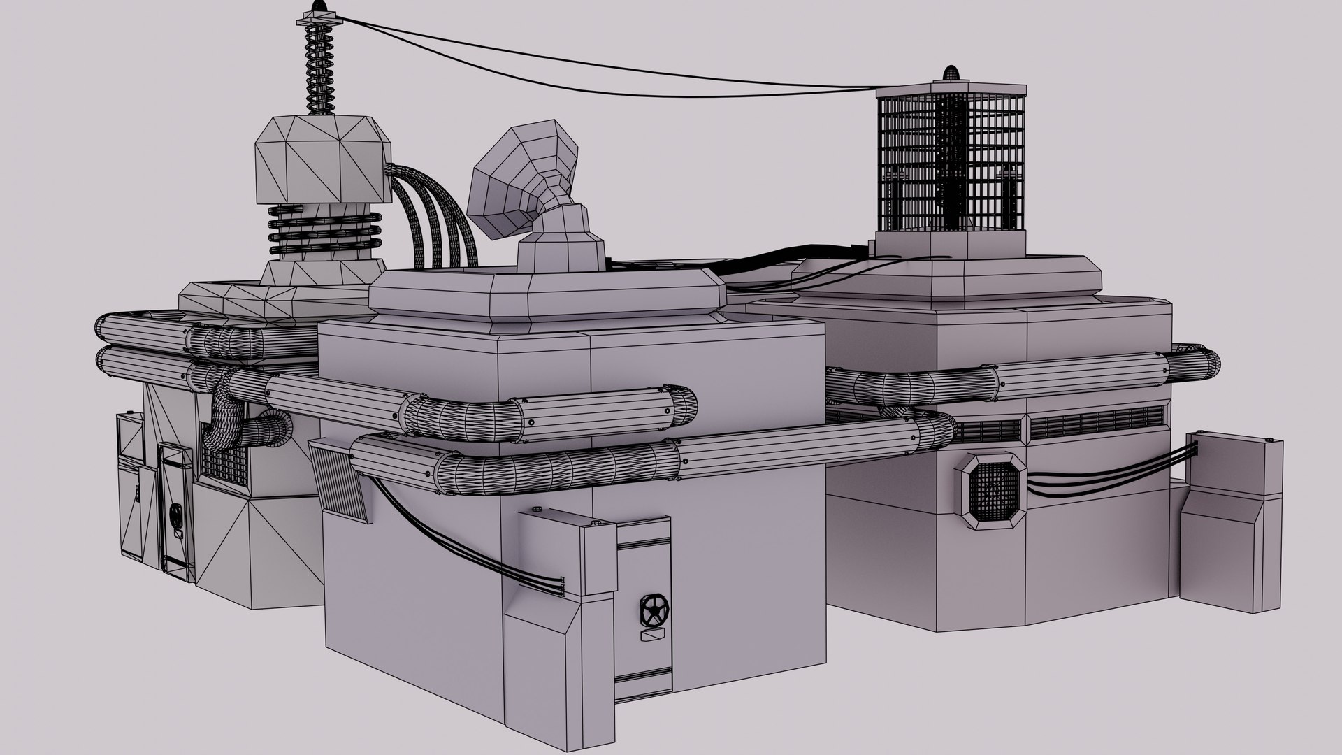 3D Military Factory Theme - TurboSquid 1758344