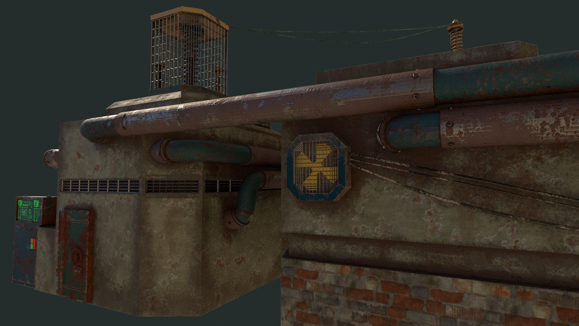 3D Military Factory Theme - TurboSquid 1758344