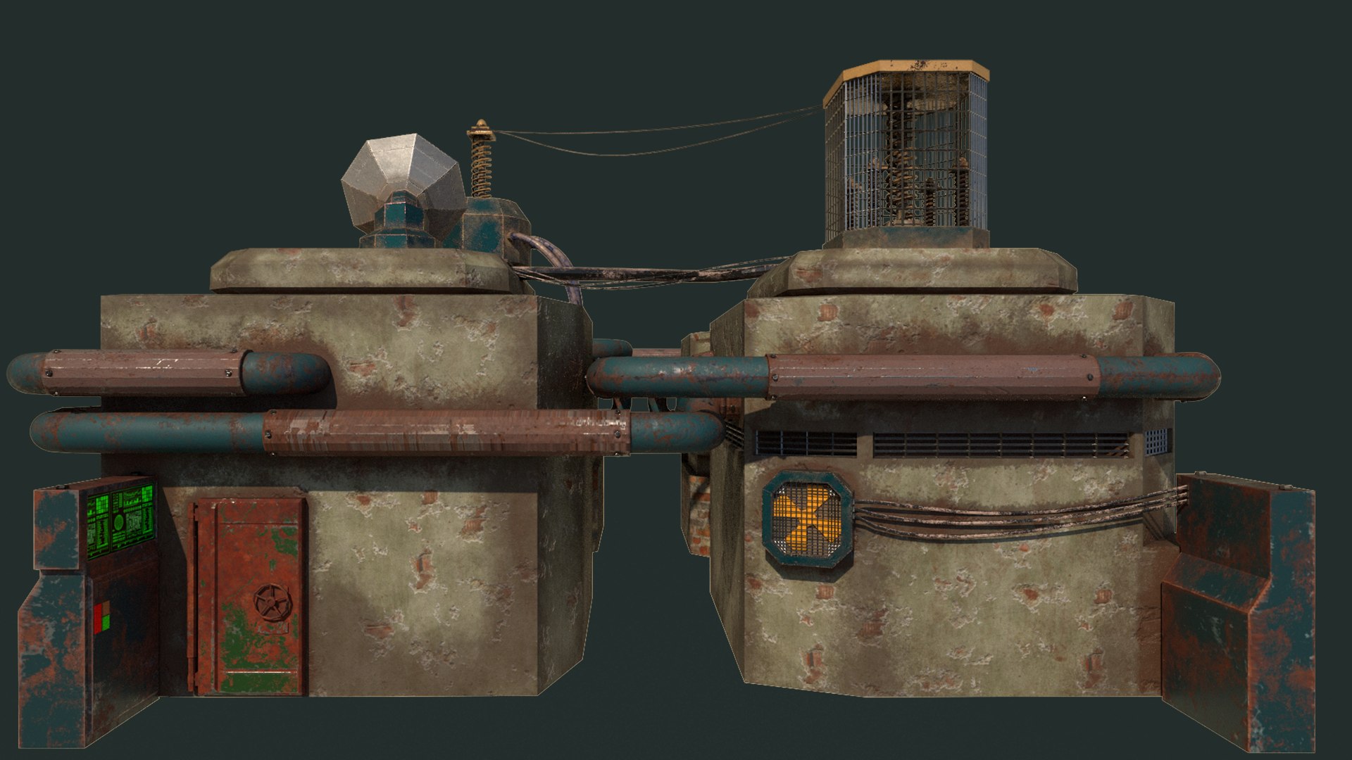 3D Military Factory Theme - TurboSquid 1758344