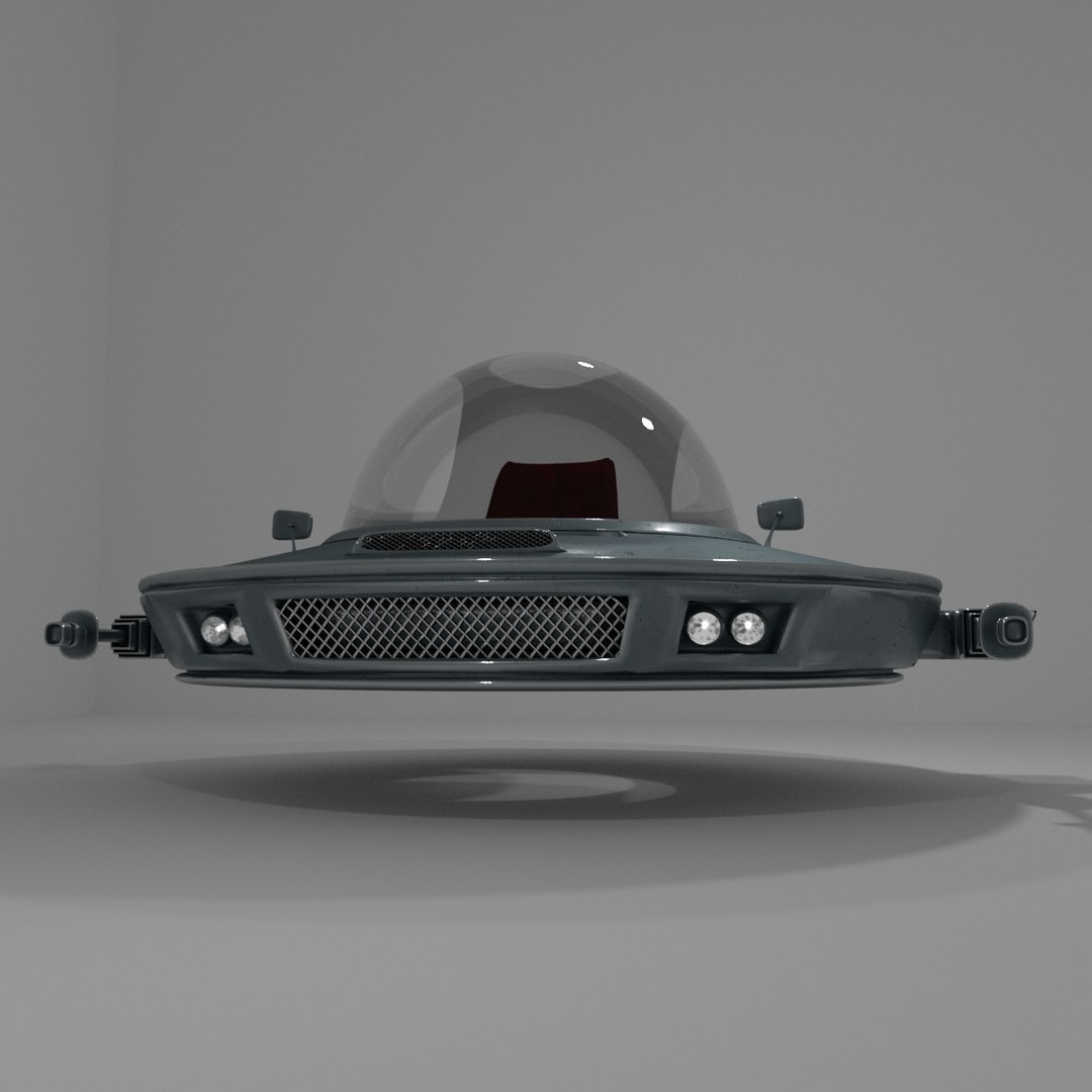 Simple Ufo 3D Model - TurboSquid 1538874