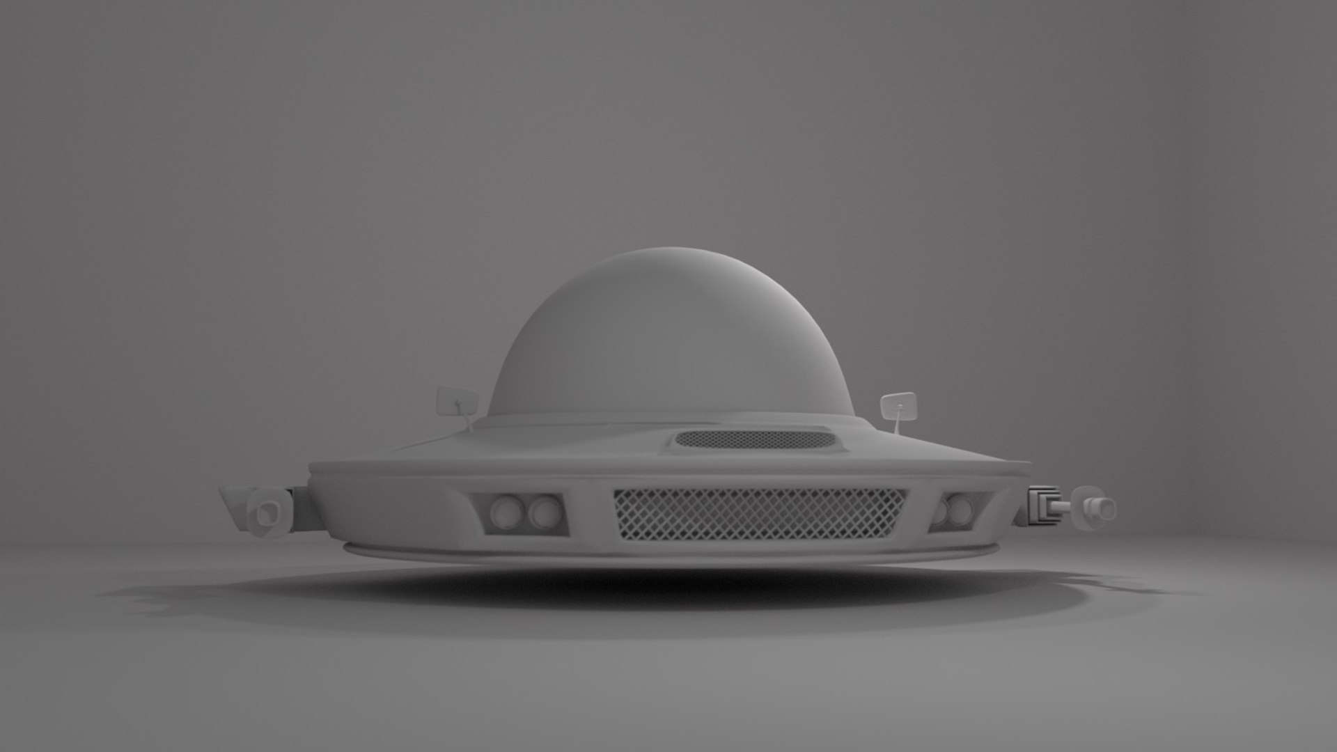 Simple Ufo 3D Model - TurboSquid 1538874