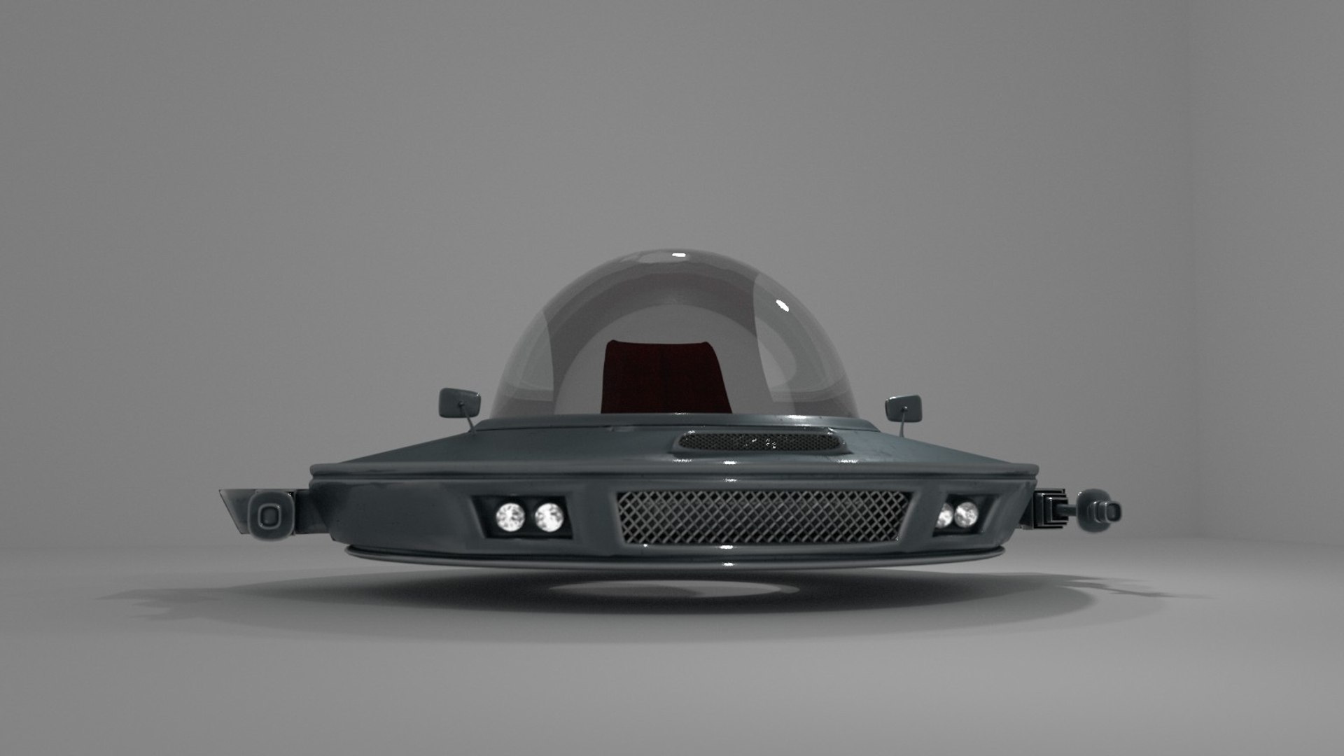 Simple Ufo 3D Model - TurboSquid 1538874