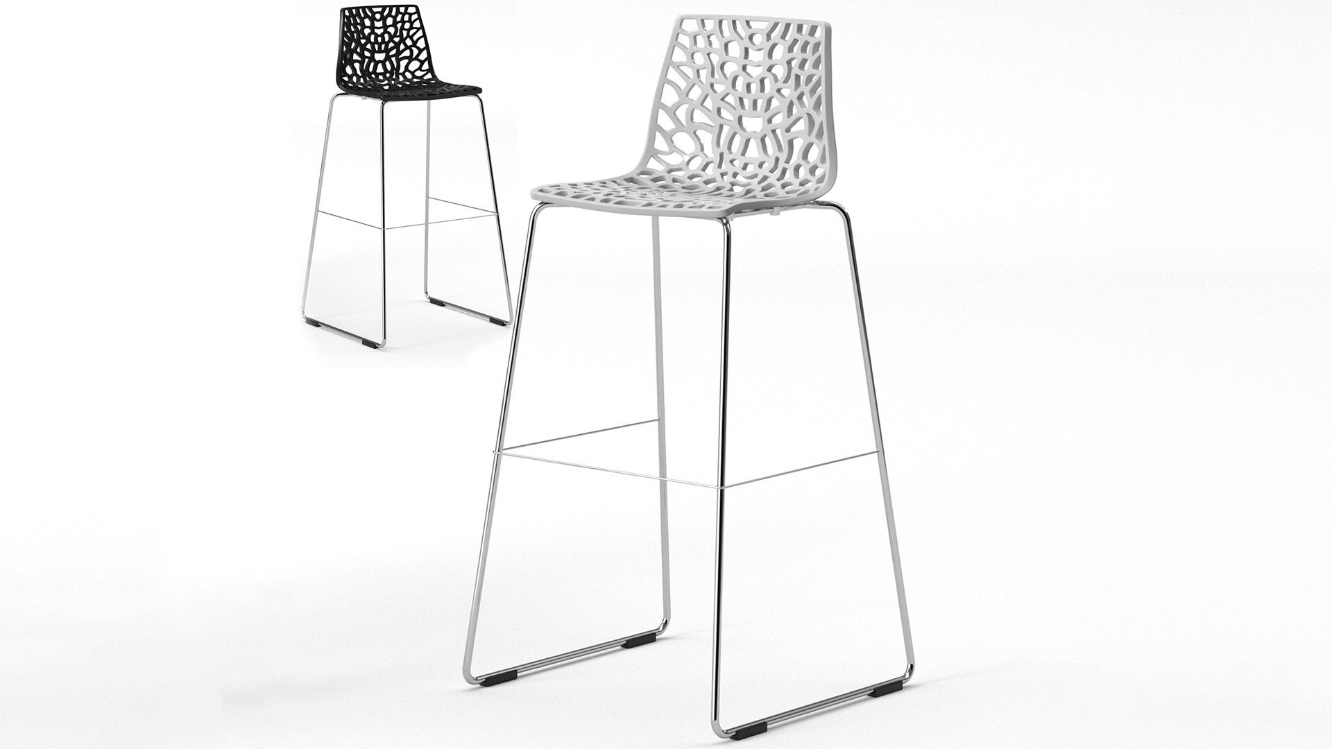 3D Bar Stool Mini Spider By Grand Soleil Model - TurboSquid 2041045