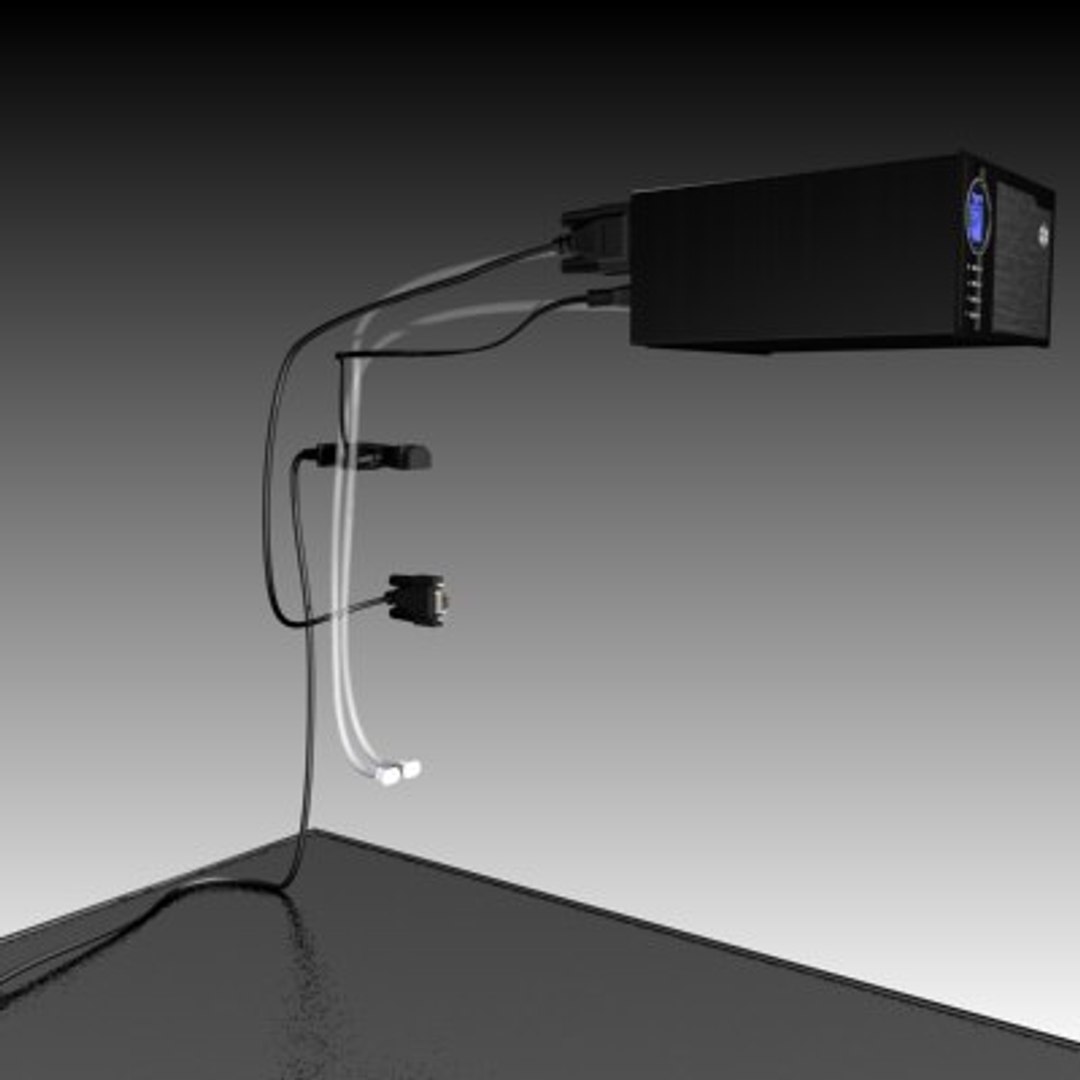 3d Computer Aquagate Case Model