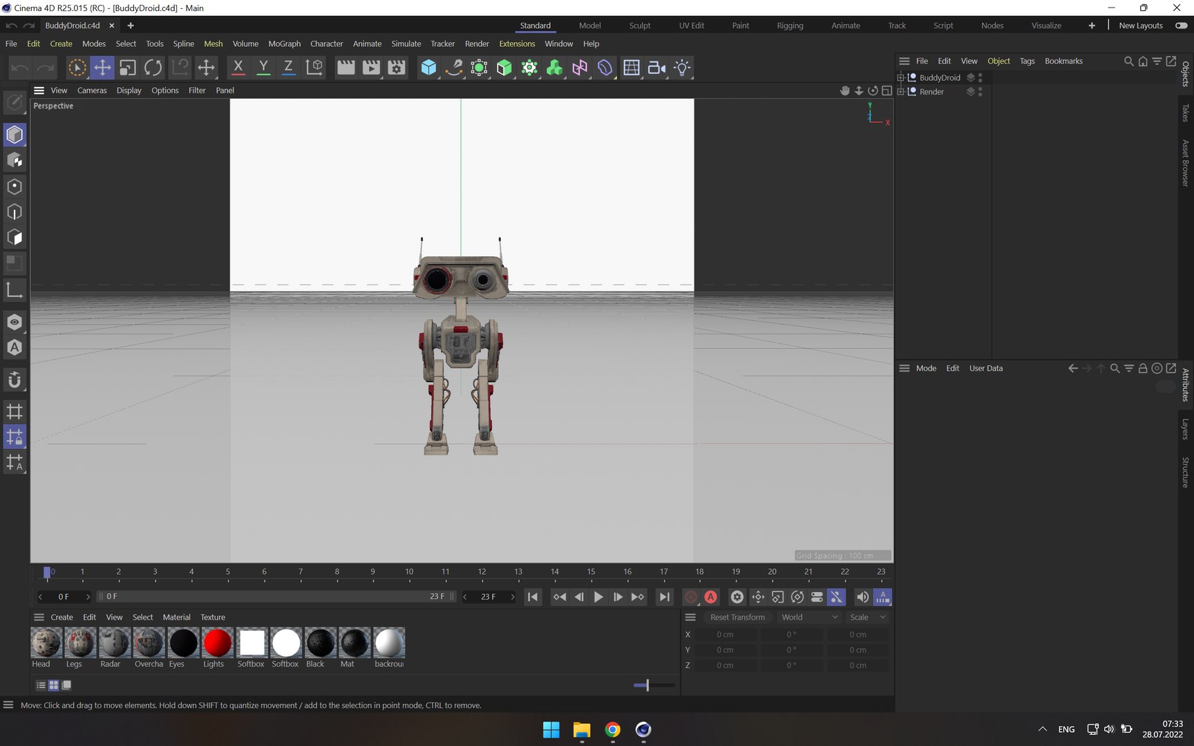 Buddy Droid 3D - TurboSquid 2085552
