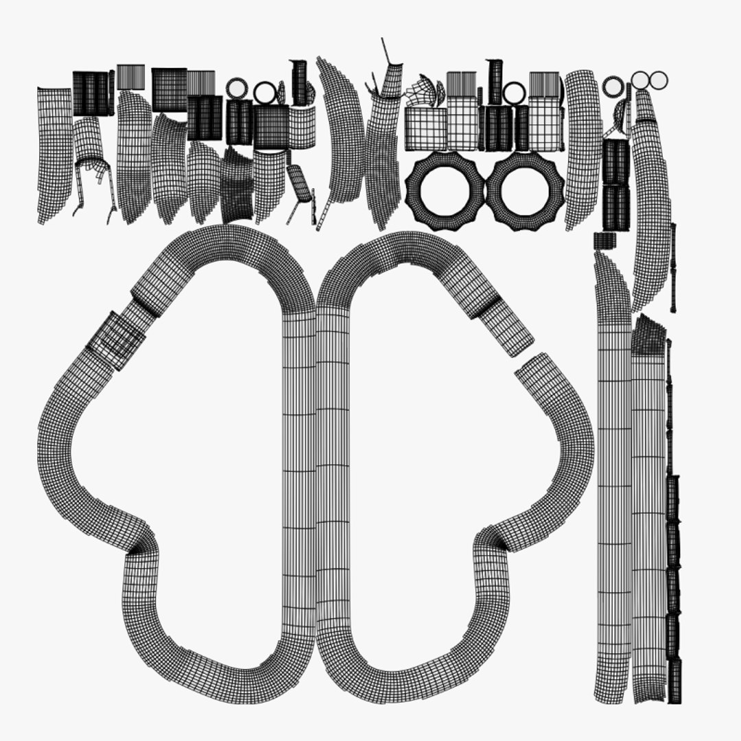Hook Assembly - Geometry Only No Textures No Materials 3D - TurboSquid ...