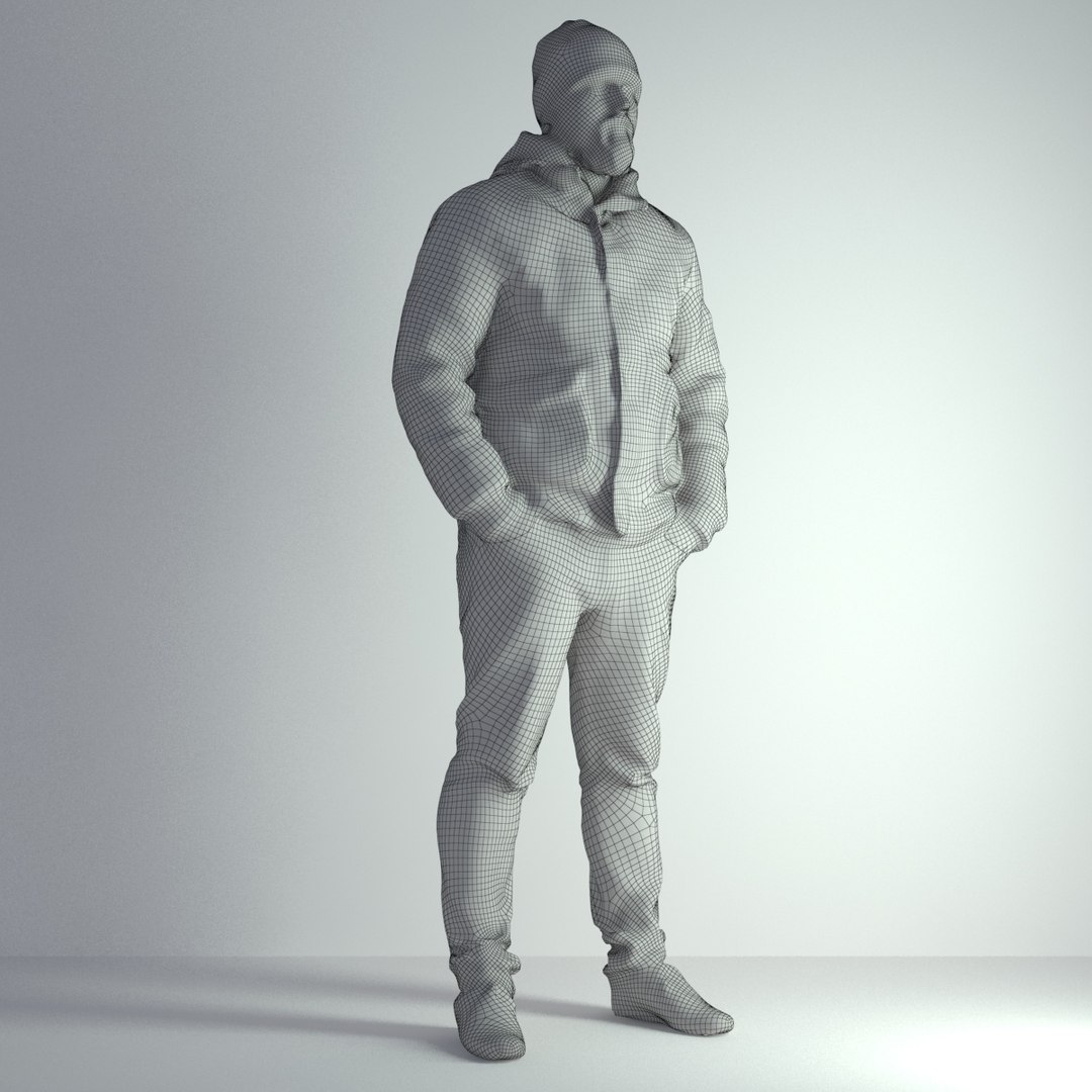 Scanned Man 027 3D Model - TurboSquid 1230977