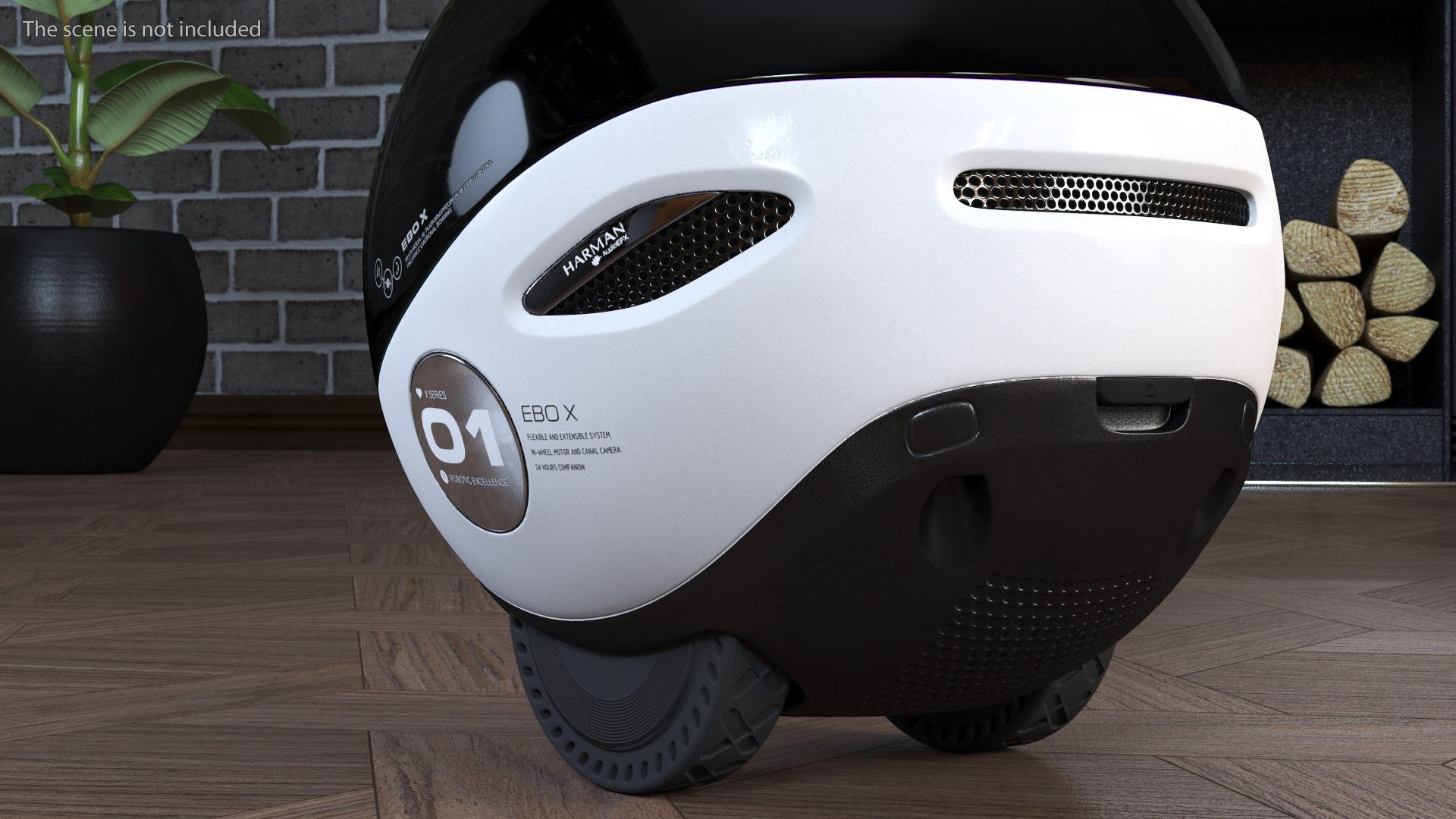 3D Smart Home Robot Enabot EBO X Red - TurboSquid 2132239