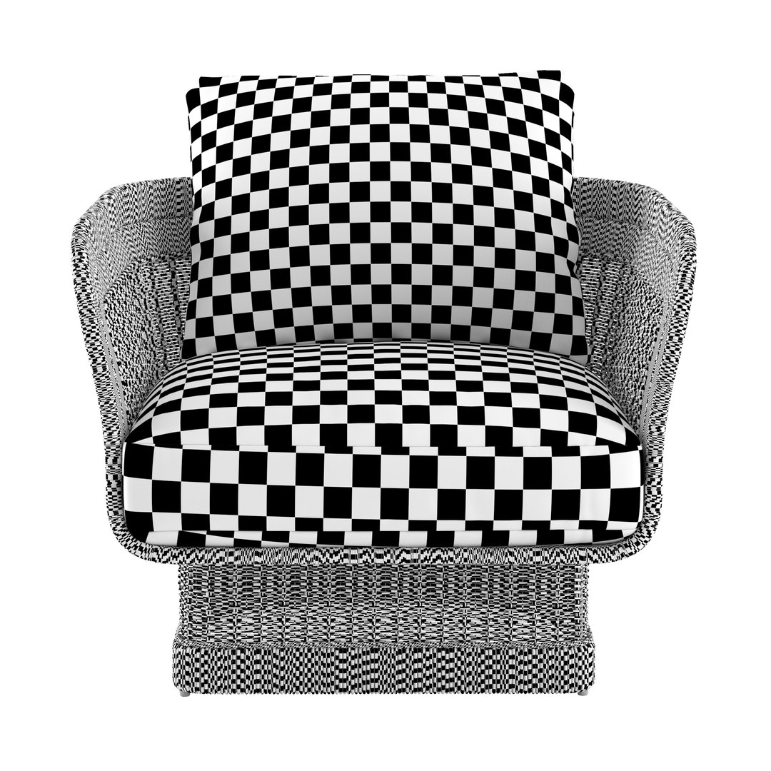 3D RH BLOOM LOUNGE CHAIR - TurboSquid 2396388