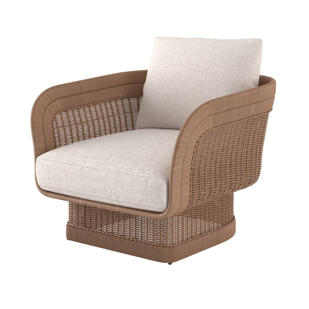 3D RH BLOOM LOUNGE CHAIR - TurboSquid 2396388