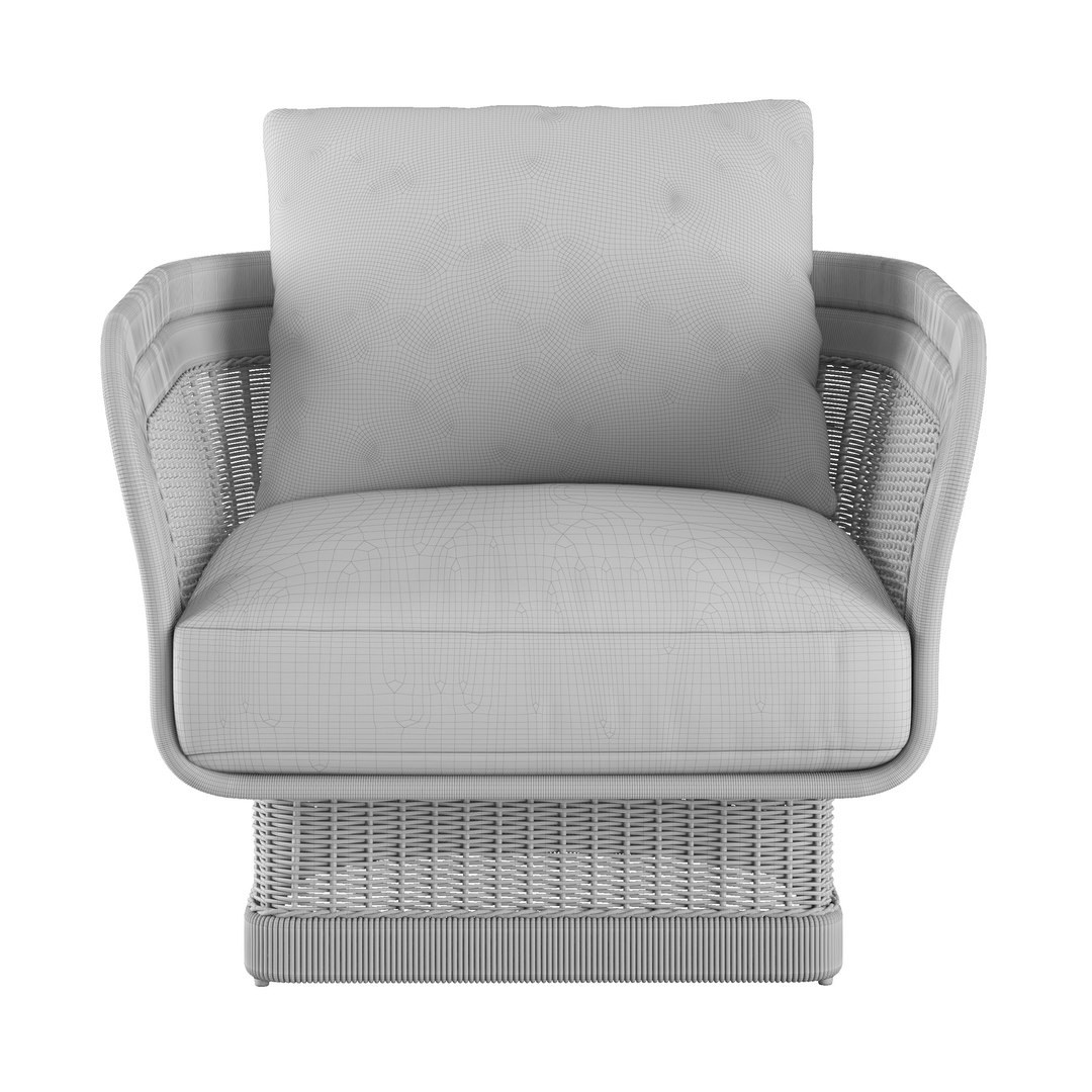 3D RH BLOOM LOUNGE CHAIR - TurboSquid 2396388