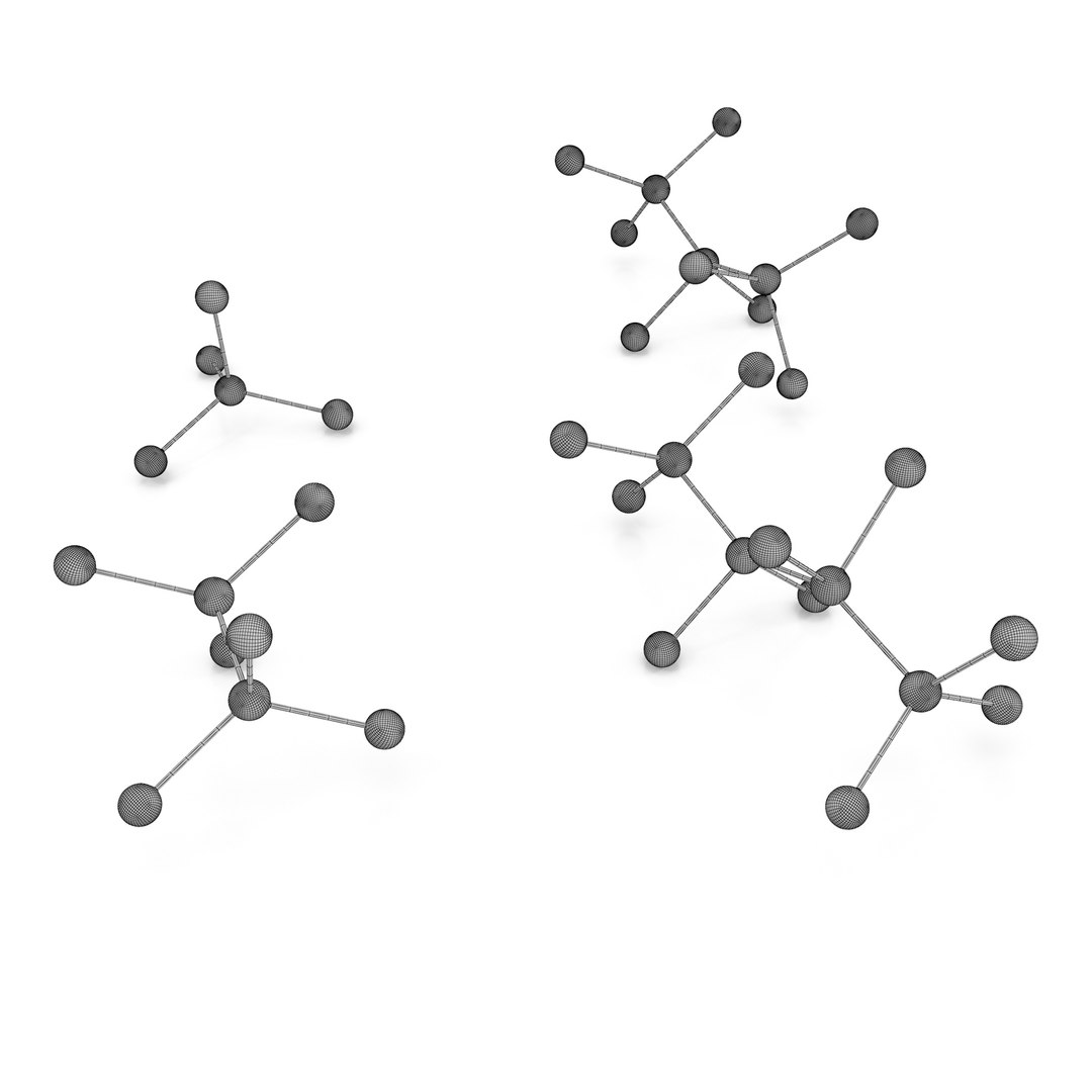 3D Chemical Molecular Models Plastic - TurboSquid 2258666