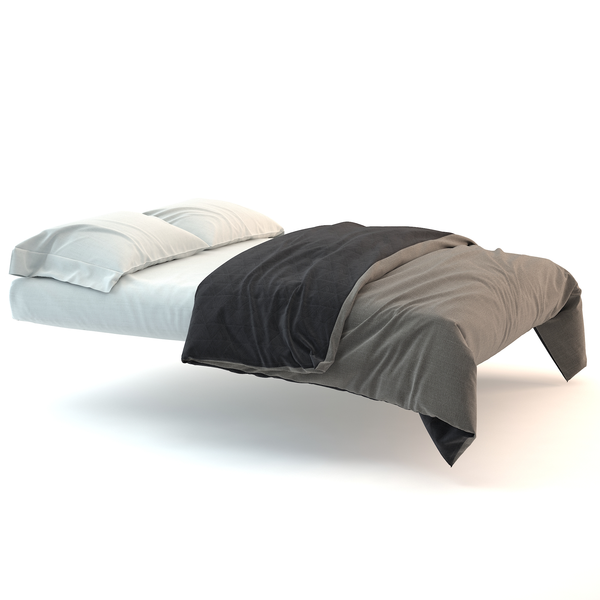 3d model realistic bed