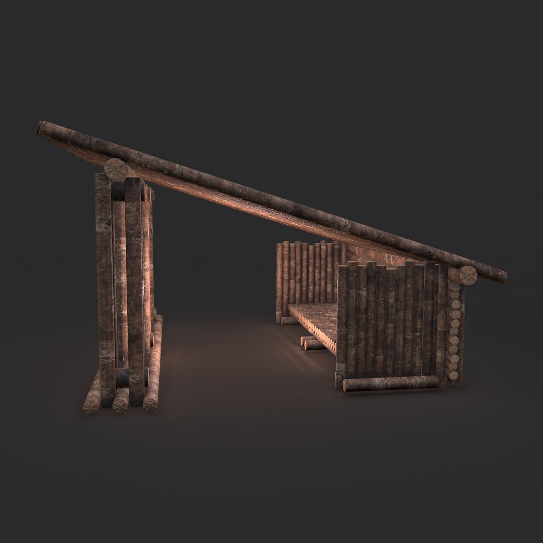 Viking Hut U 3D model - TurboSquid 1813664