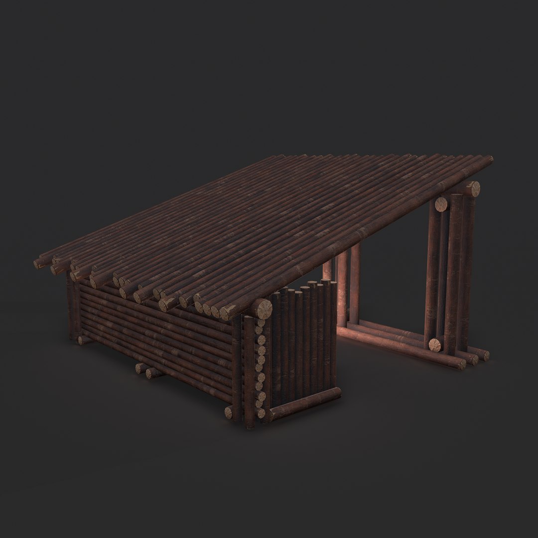 Viking Hut U 3D model - TurboSquid 1813664