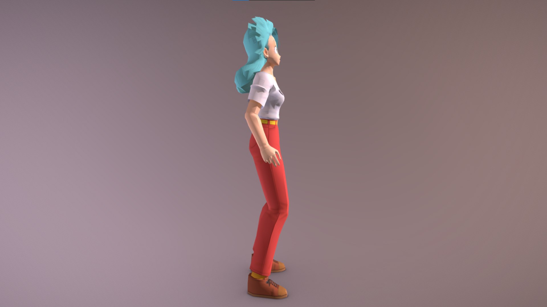 3D Bulma -Namek Saga Shirt - Dragon Ball Z - TurboSquid 2244809