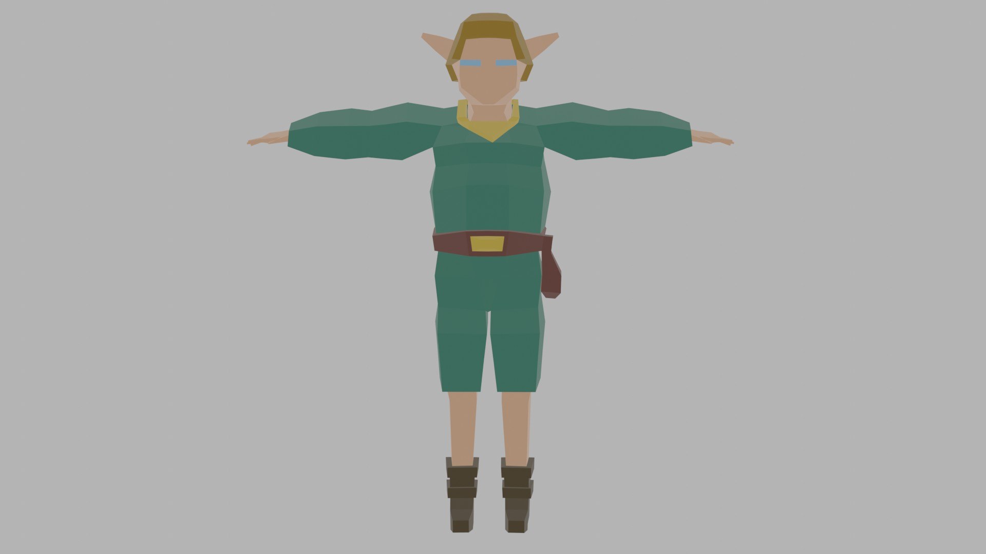 Low Poly Fantasy Elve Character Rigged Unity 3D Model - TurboSquid 2163501