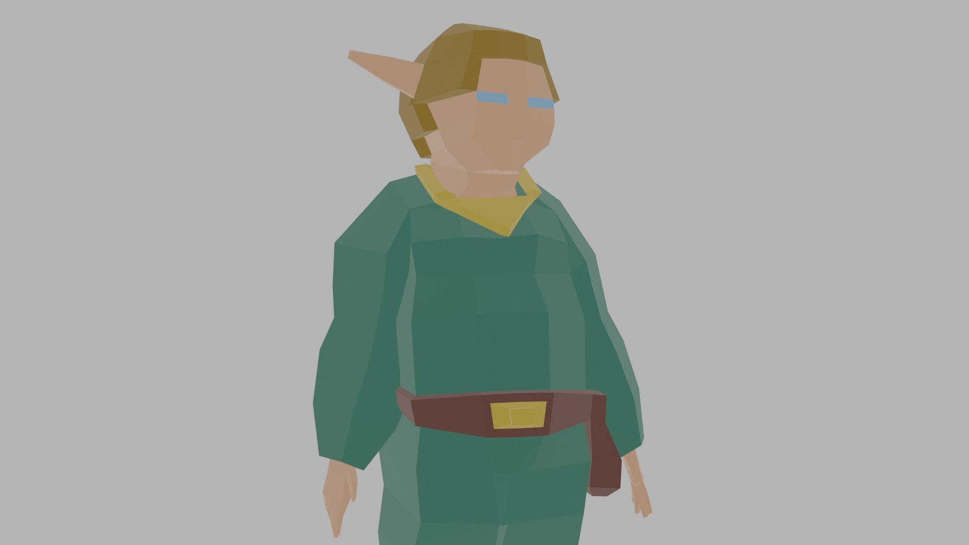 Low Poly Fantasy Elve Character Rigged Unity 3D Model - TurboSquid 2163501