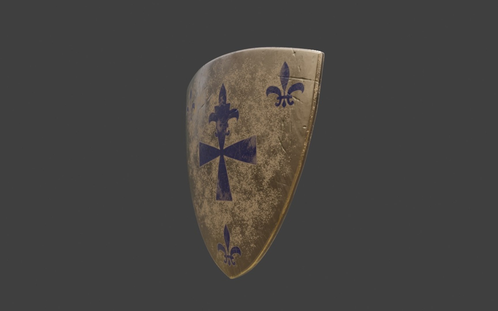 Medieval Triangular Knight Shield 3D - TurboSquid 1439613
