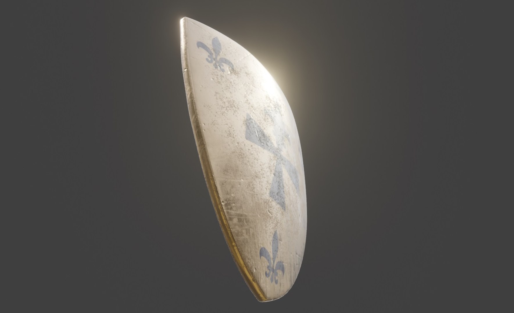 Medieval Triangular Knight Shield 3D - TurboSquid 1439613