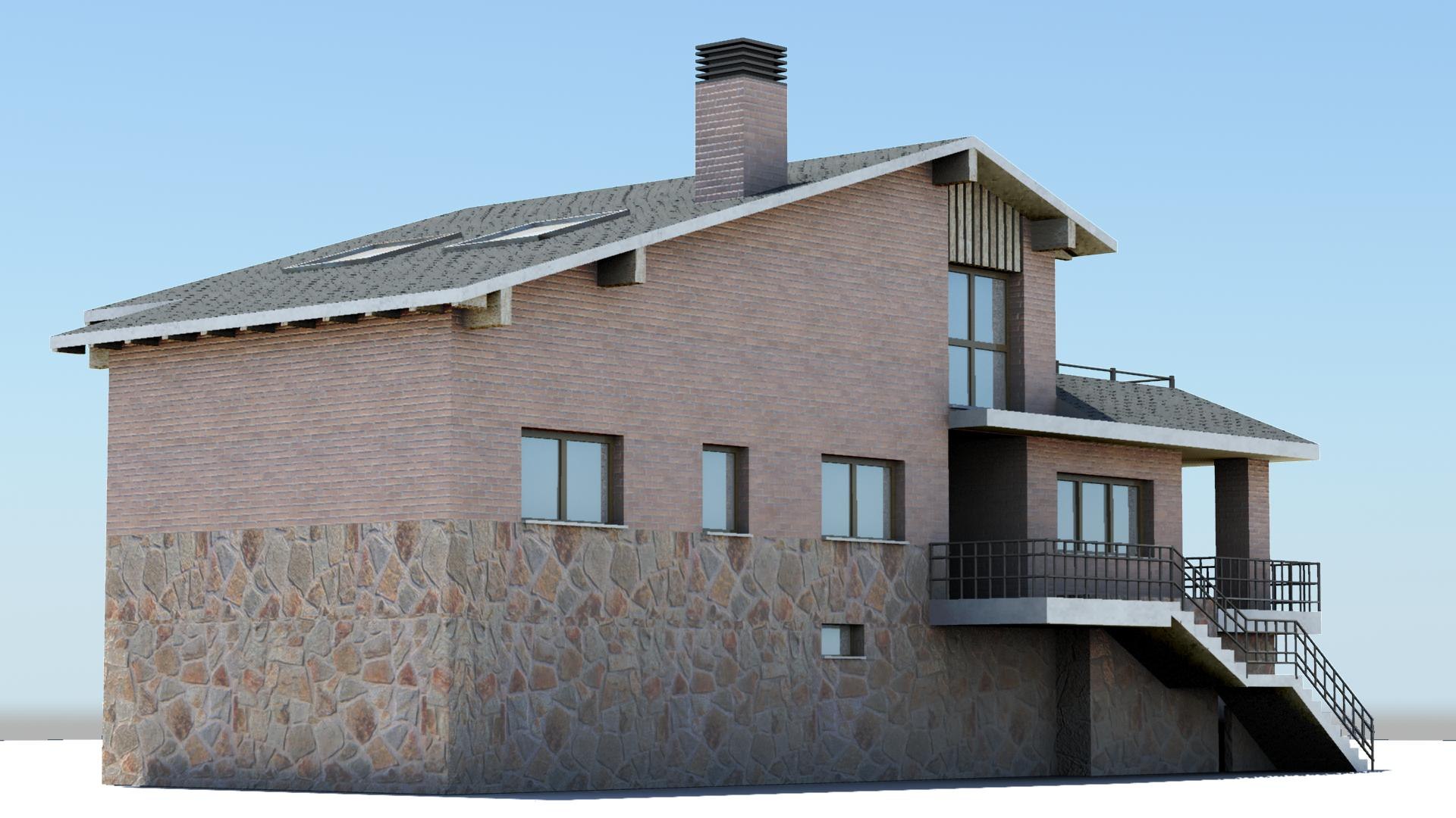 detached house 3d ma