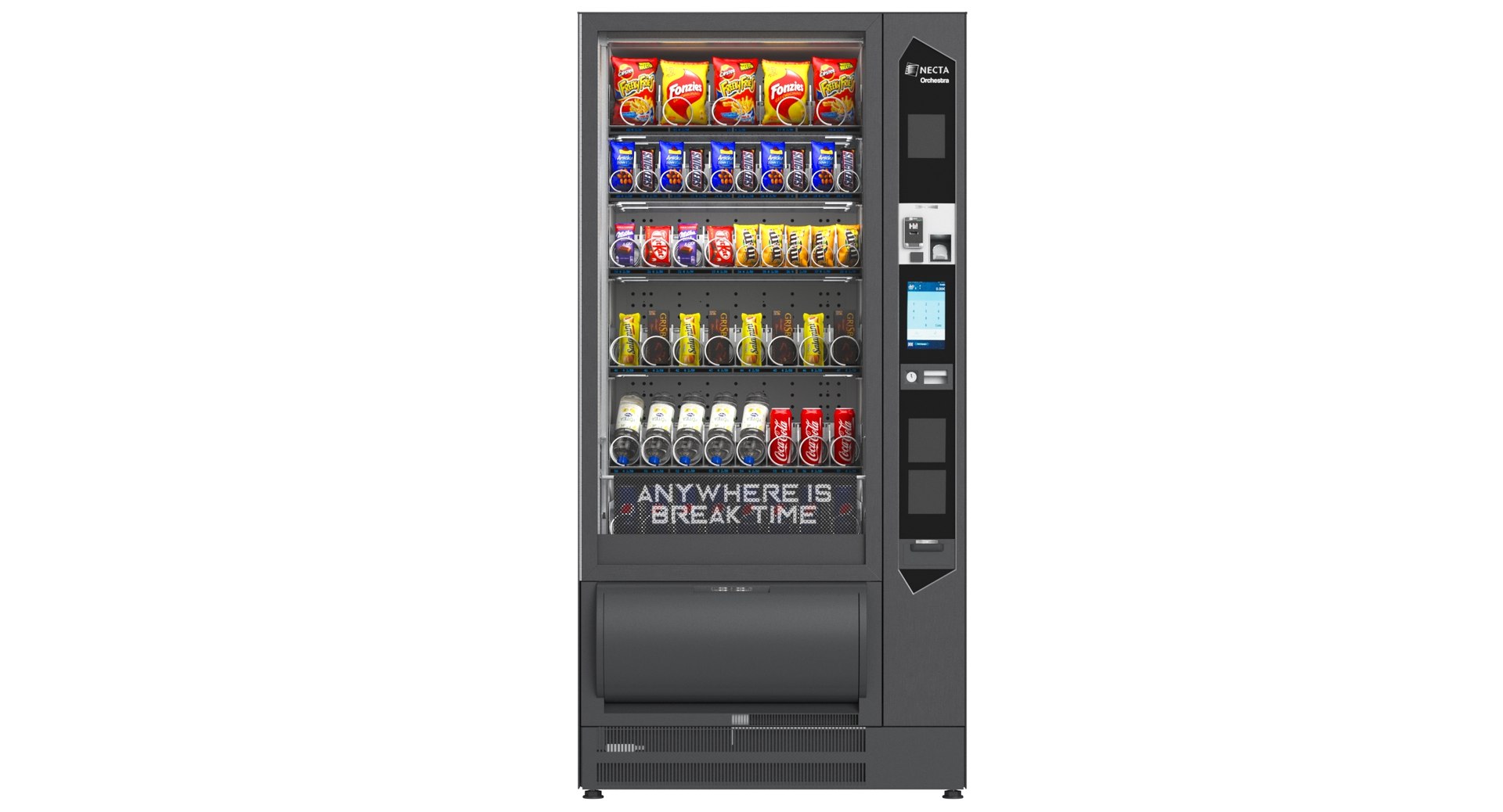 Necta Orchestra Touch Vending Machine Model - TurboSquid 1782493