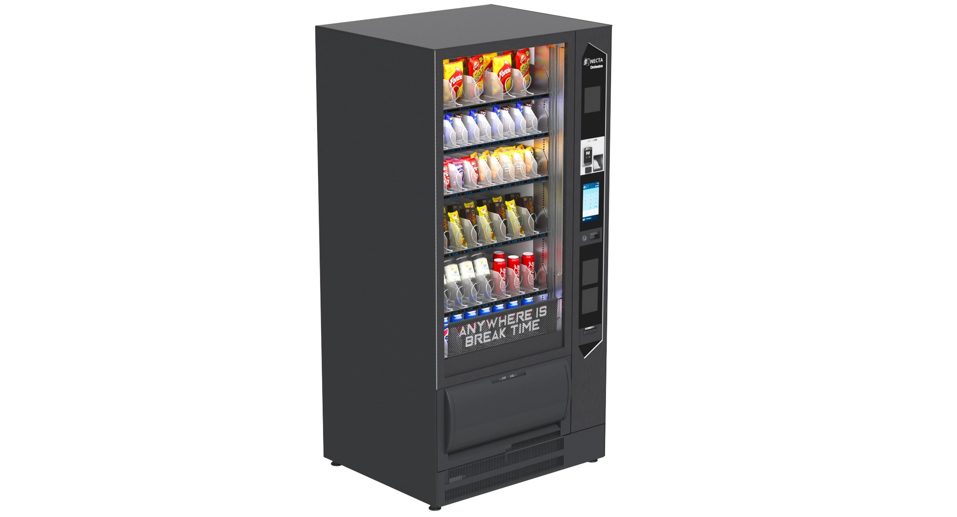Necta Orchestra Touch Vending Machine Model - TurboSquid 1782493