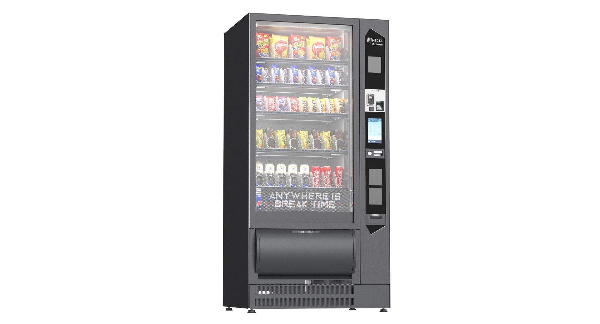 Necta Orchestra Touch Vending Machine Model - TurboSquid 1782493