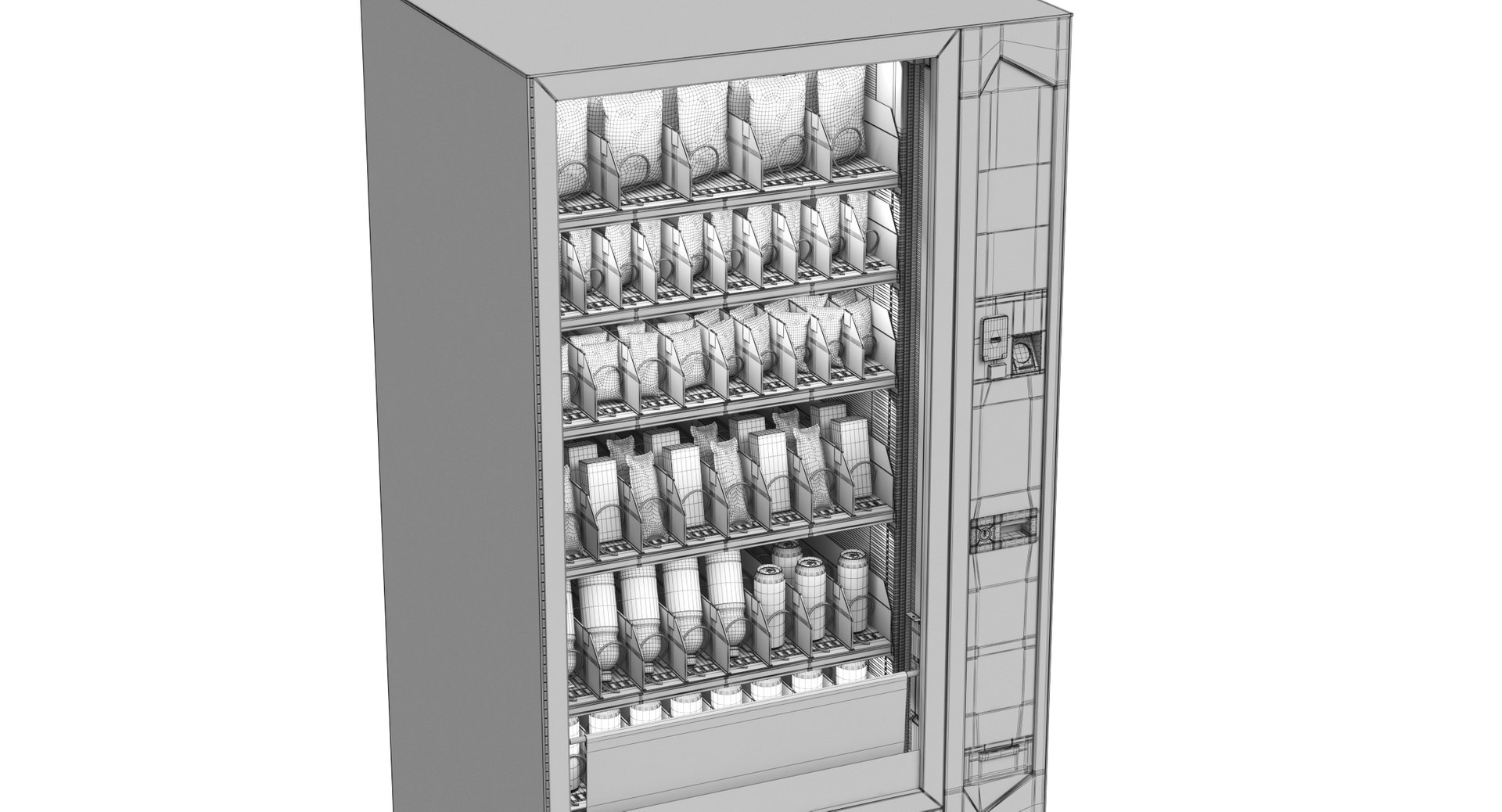Necta Orchestra Touch Vending Machine Model - TurboSquid 1782493