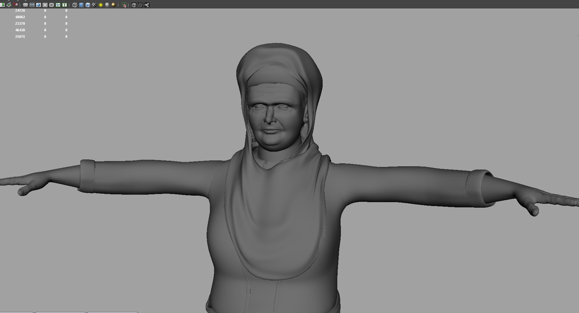 Old Woman 3D Model - TurboSquid 1531774