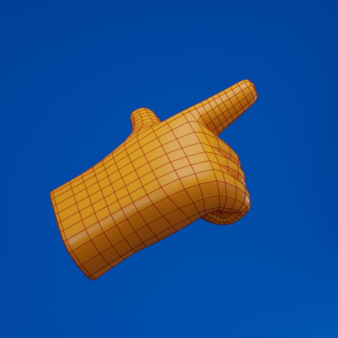 3D Index Finger Hand Pointing Model - TurboSquid 1614688