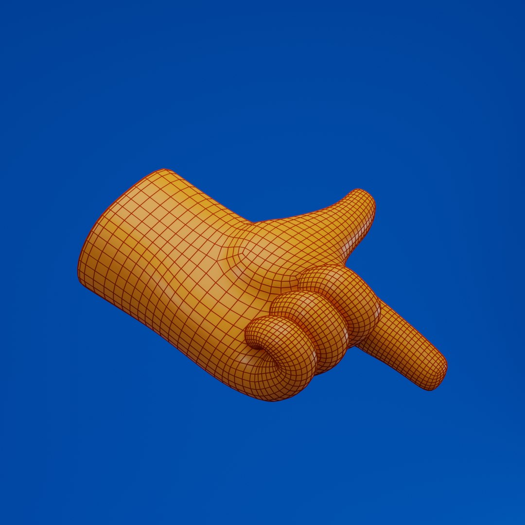 3D Index Finger Hand Pointing Model - TurboSquid 1614688