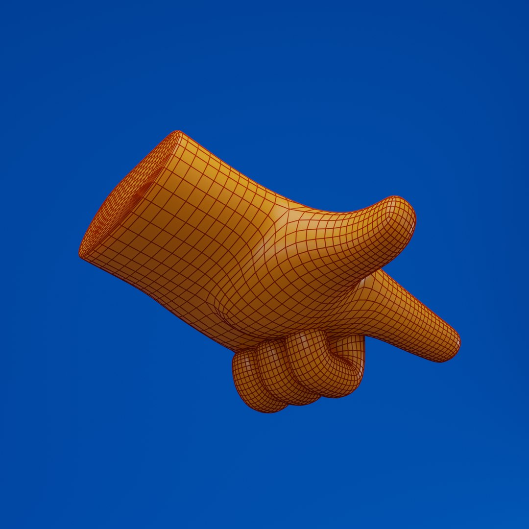3D Index Finger Hand Pointing Model - TurboSquid 1614688