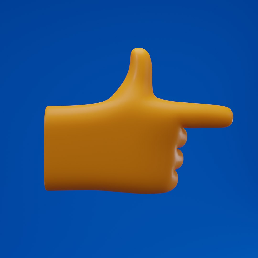 3D Index Finger Hand Pointing Model - TurboSquid 1614688