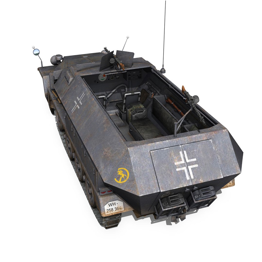 3d Model Sd Kfz 1 Ausf