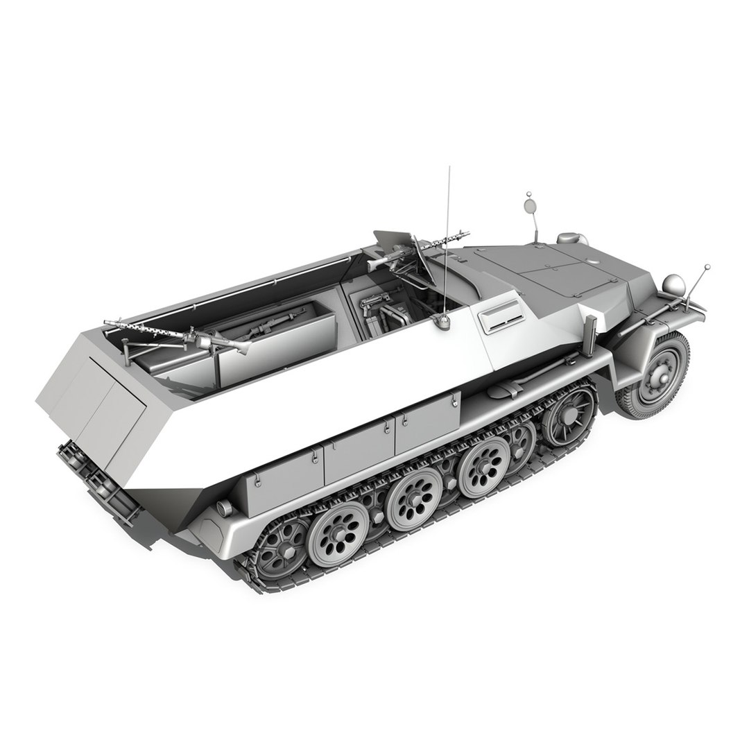 3d Model Sd Kfz 1 Ausf