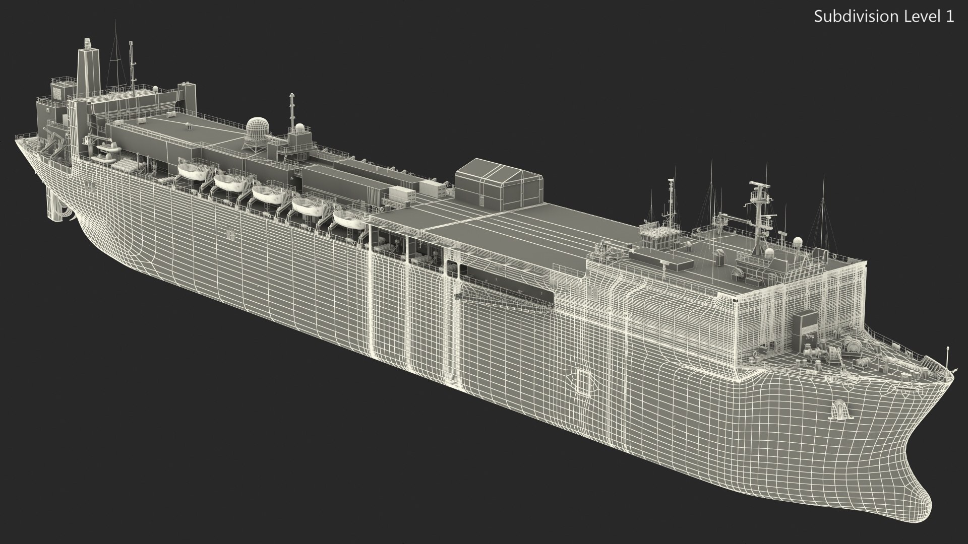 Hospital Ship 3D Model - TurboSquid 1596671